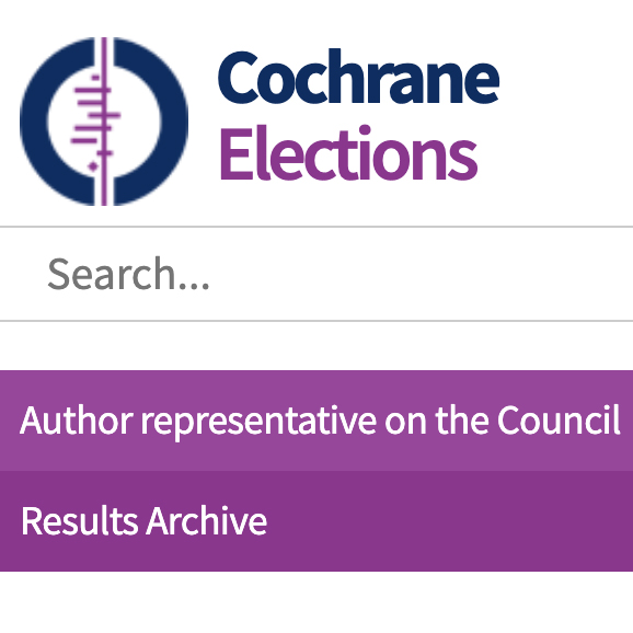 Elecciones para una plaza en el Consejo Cochrane | Cochrane Iberoamérica